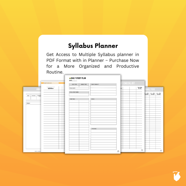 10th Class Digital Planner - Rbplanner