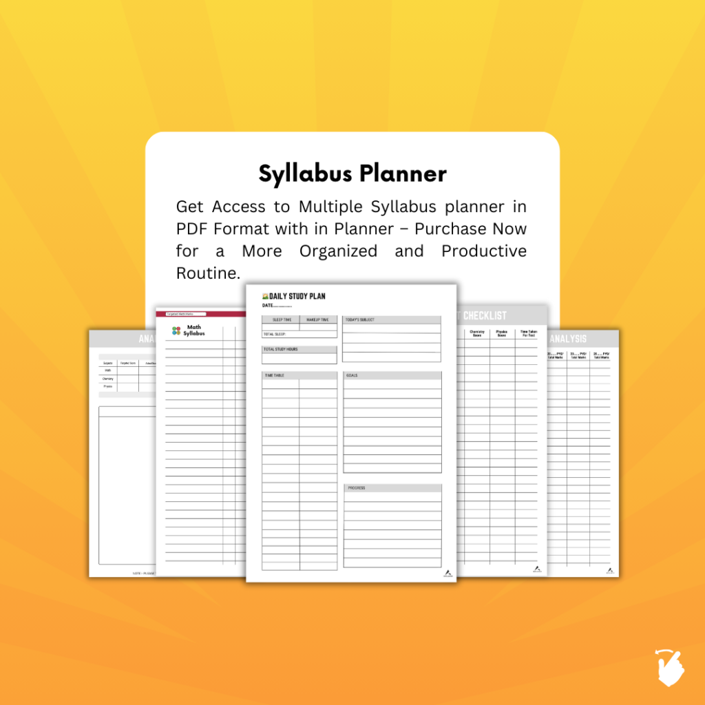 JEE Planner - Rbplanner