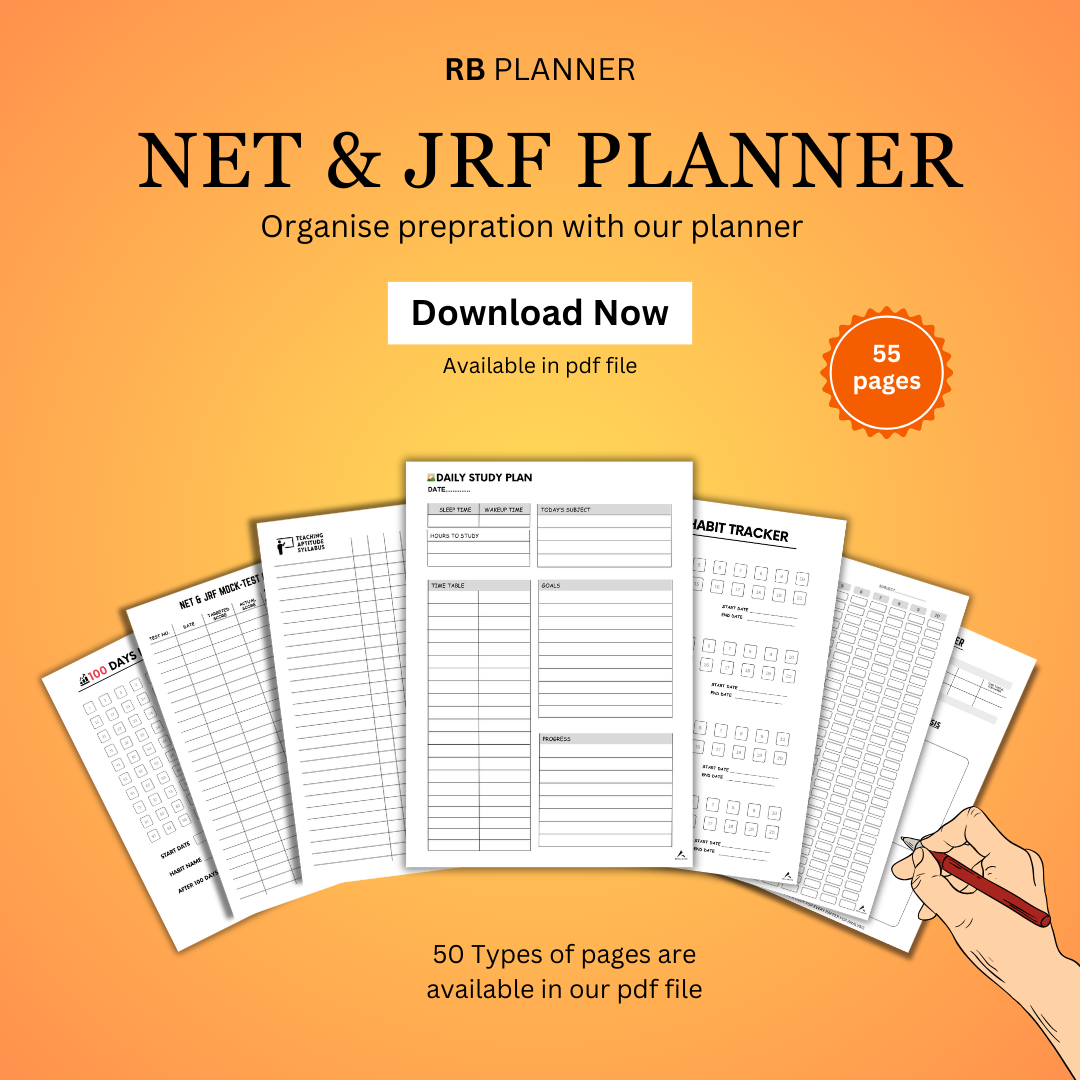 UGC NET & JRF Planner - Rbplanner