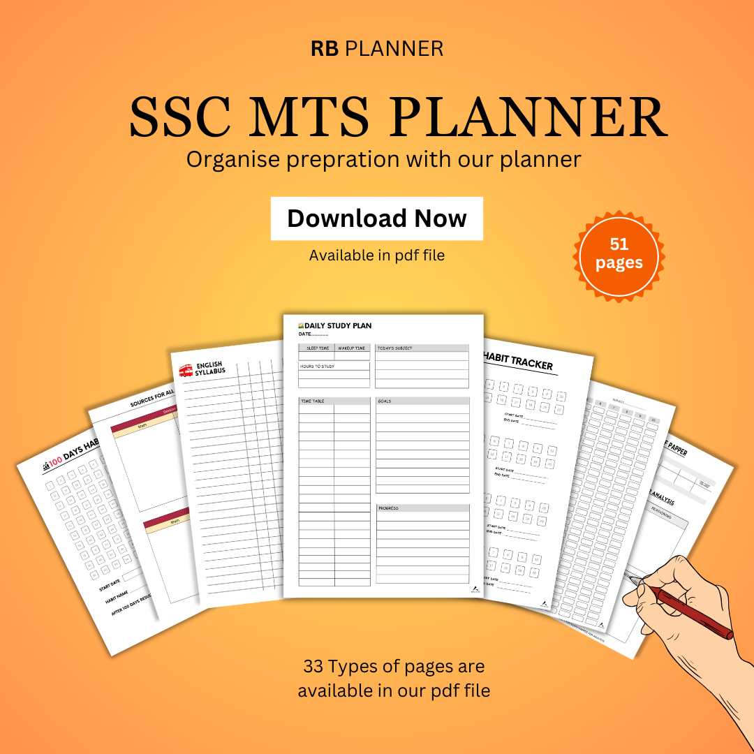 SSC MTS Planner - Rbplanner