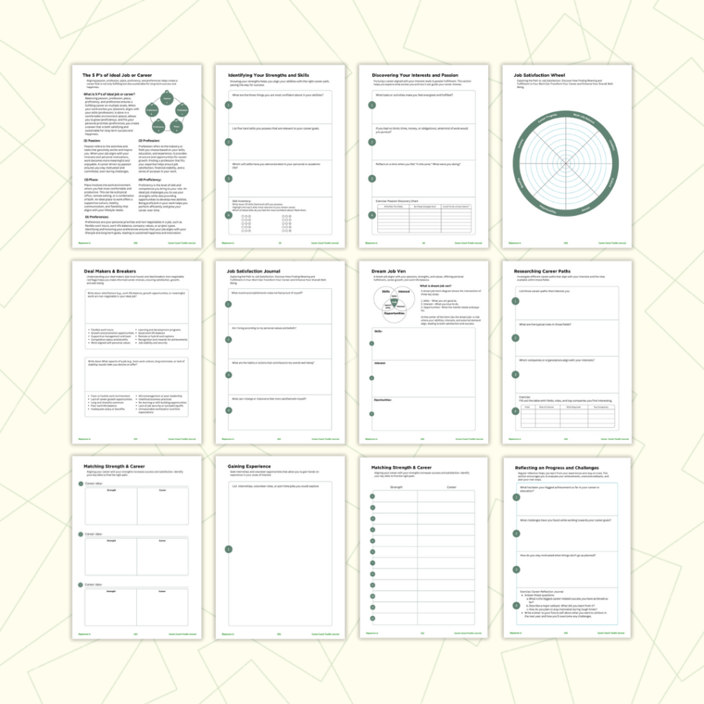 Career Coach Toolkit Journal - Rbplanner
